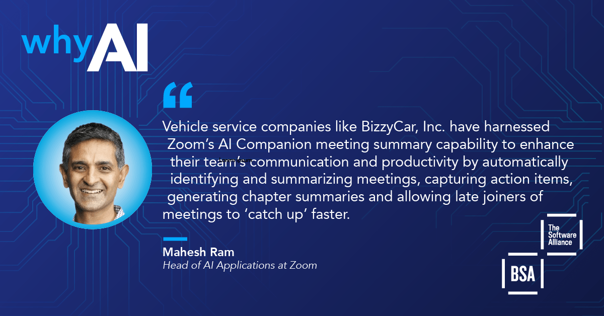 Why AI? Zoom’s Mahesh Ram on Increased Productivity with Zoom’s AI ...